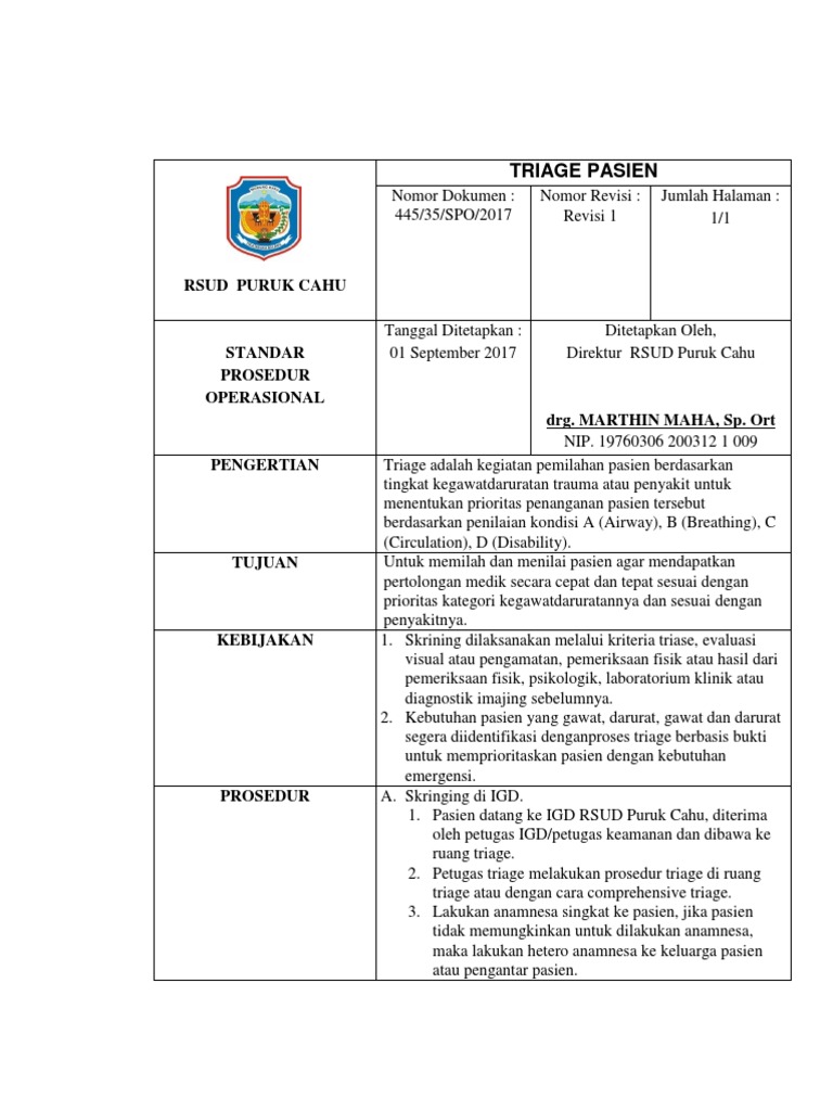 Apk 1 Spo Triage | PDF