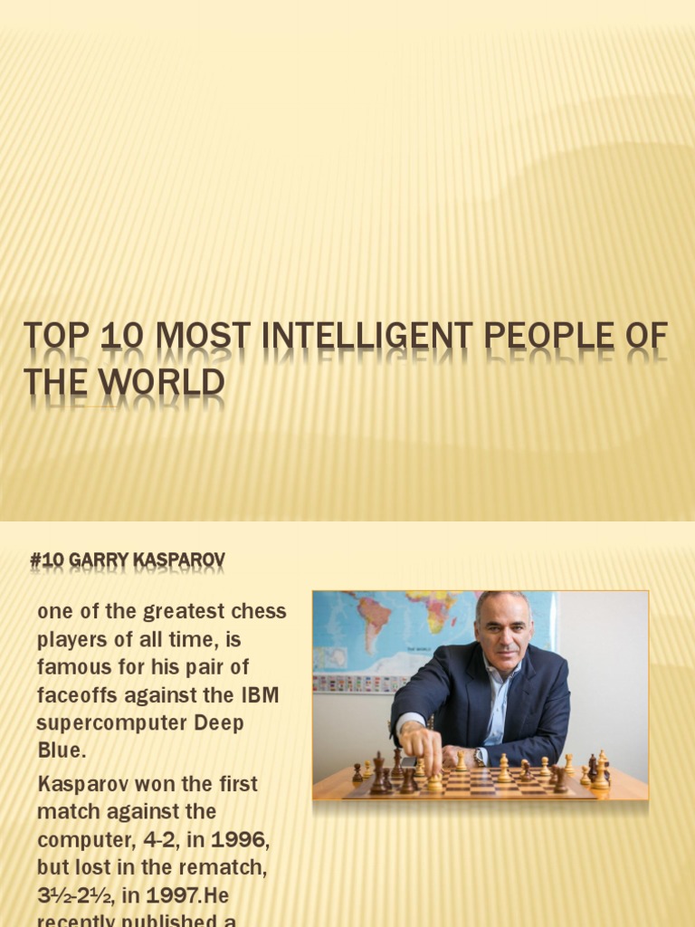 Top 10 Most Intelligent People of The World | Download Free PDF ...