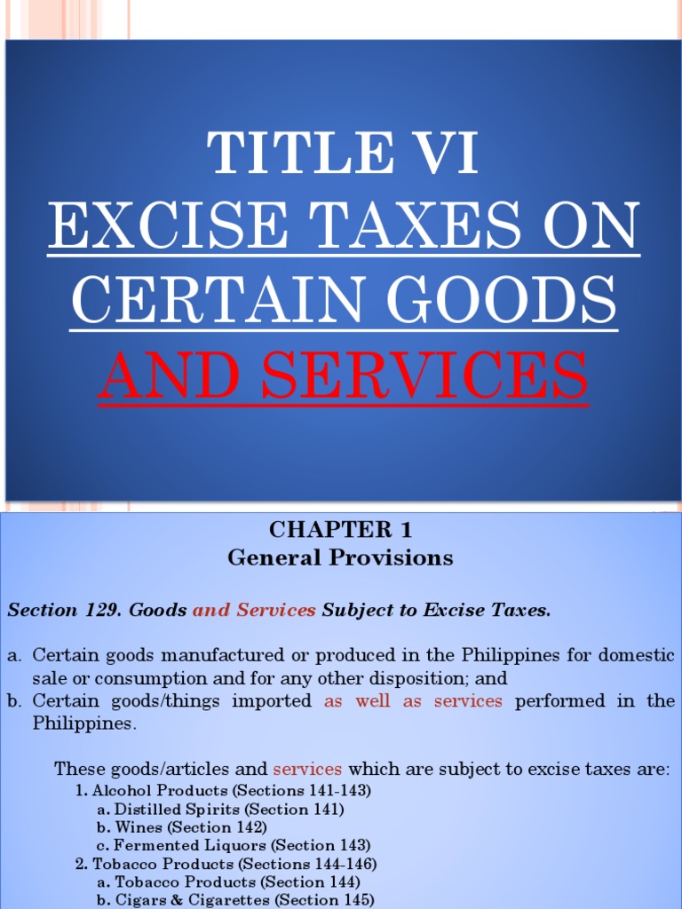 Excise Tax | Excise | Tax Refund
