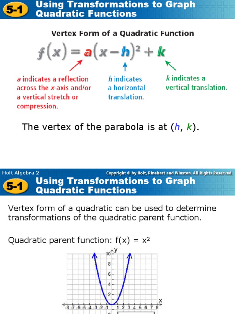 5-1 Quadratic Transformations | PDF | Theoretical Computer Science | Teaching Mathematics