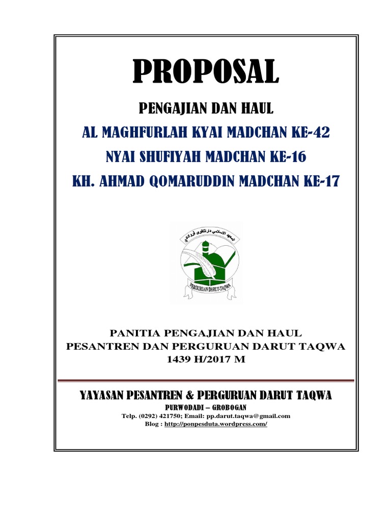 Cover Proposal Haul | PDF