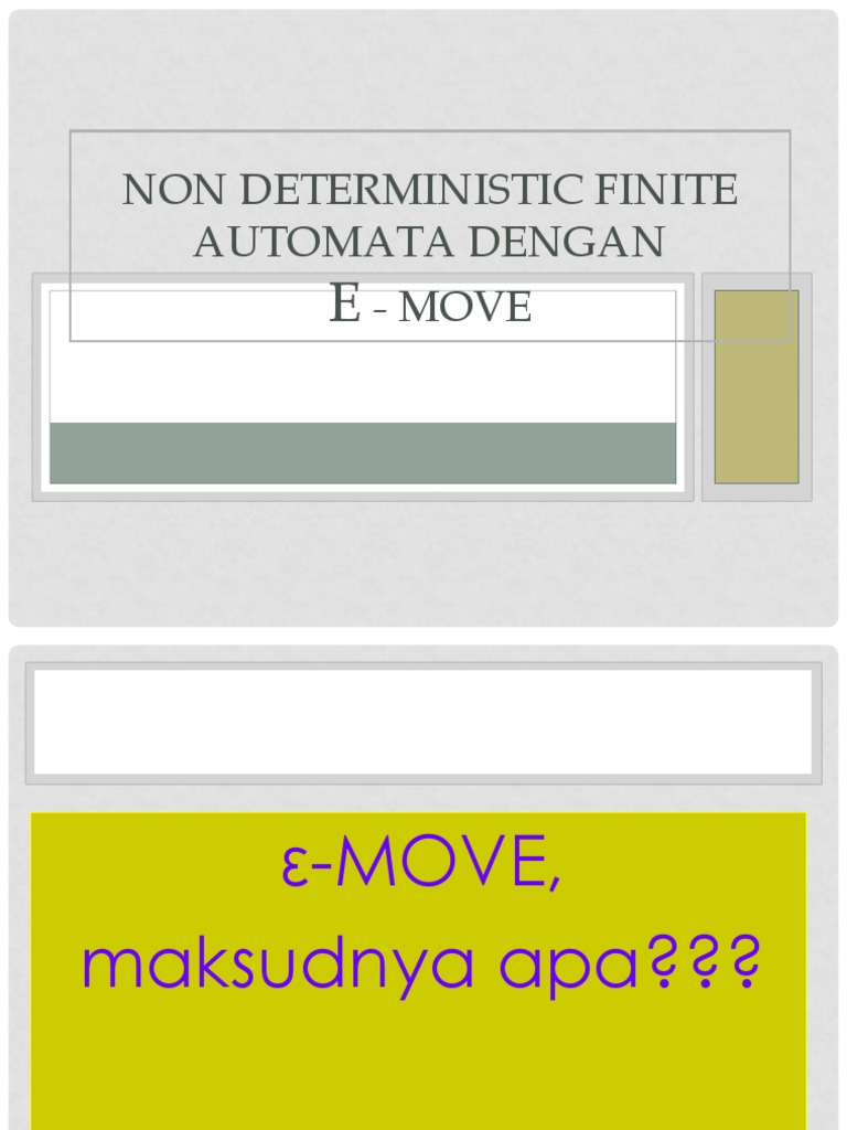 Ekuivalensi NFA Dengan E-Move | PDF