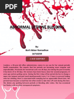 Severe Anemia from Abnormal Uterine Bleeding | PDF | Anemia | Medical ...