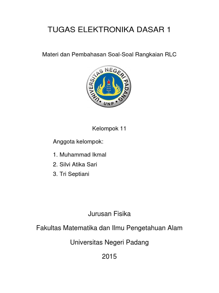 Pembahasan Soal RLC Seri | PDF