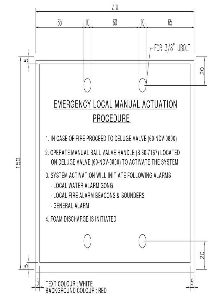 Emergency Local Manual Actuation Procedure | PDF