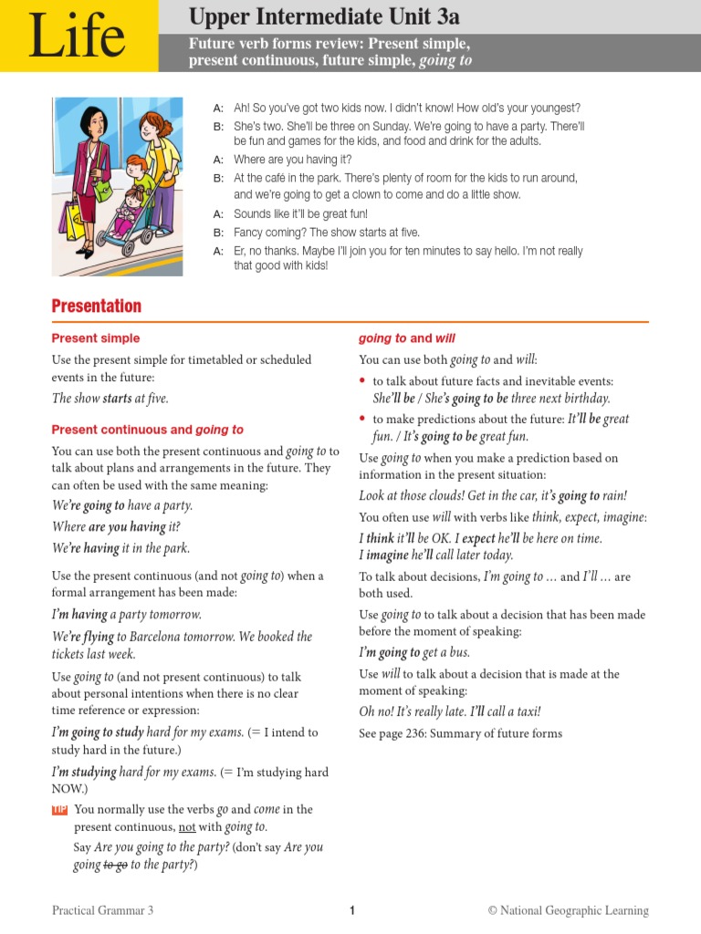 Upper Intermediate Unit 3a | PDF