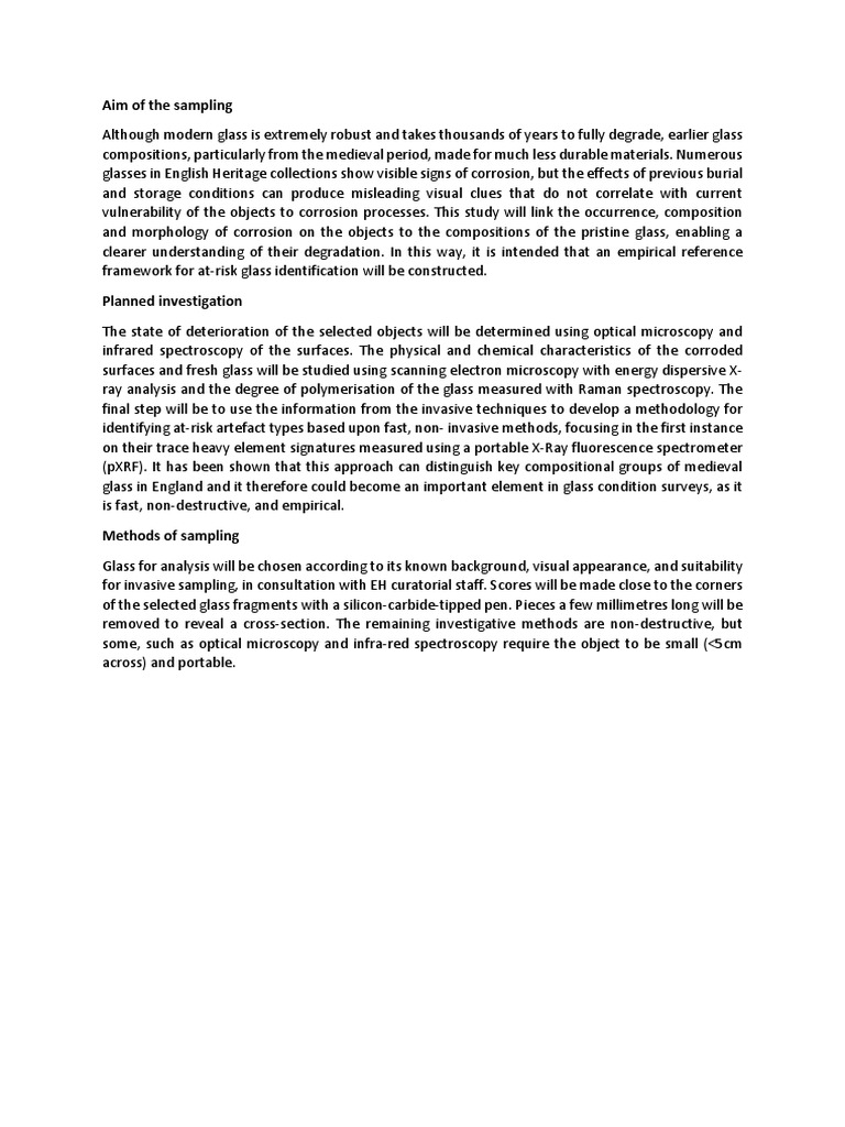 Sampling Sheet | PDF