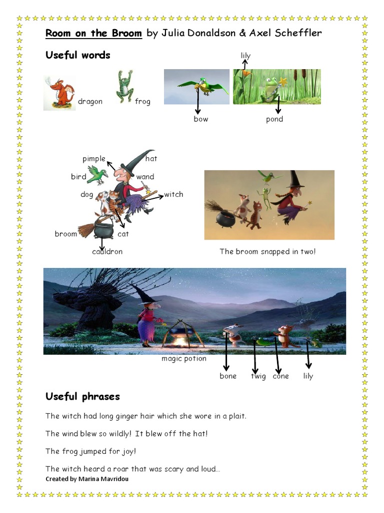 Room On The Broom - Vocabulary - MM | PDF