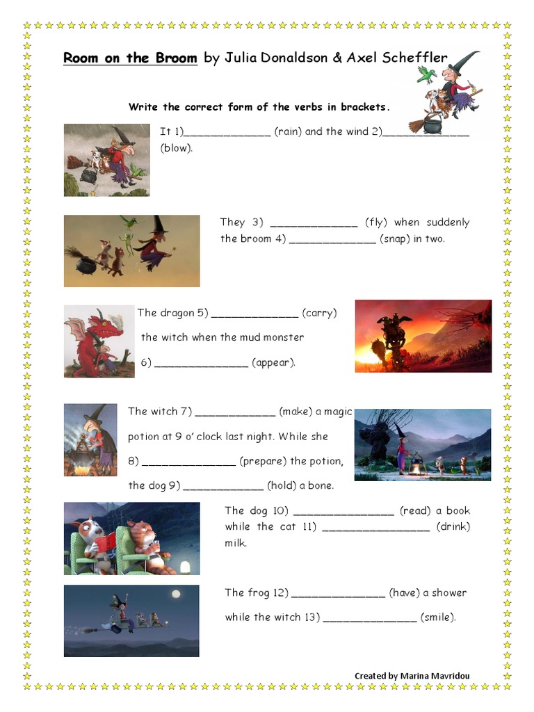 Room On The Broom by Julia Donaldson & Axel Scheffler: Write The ...