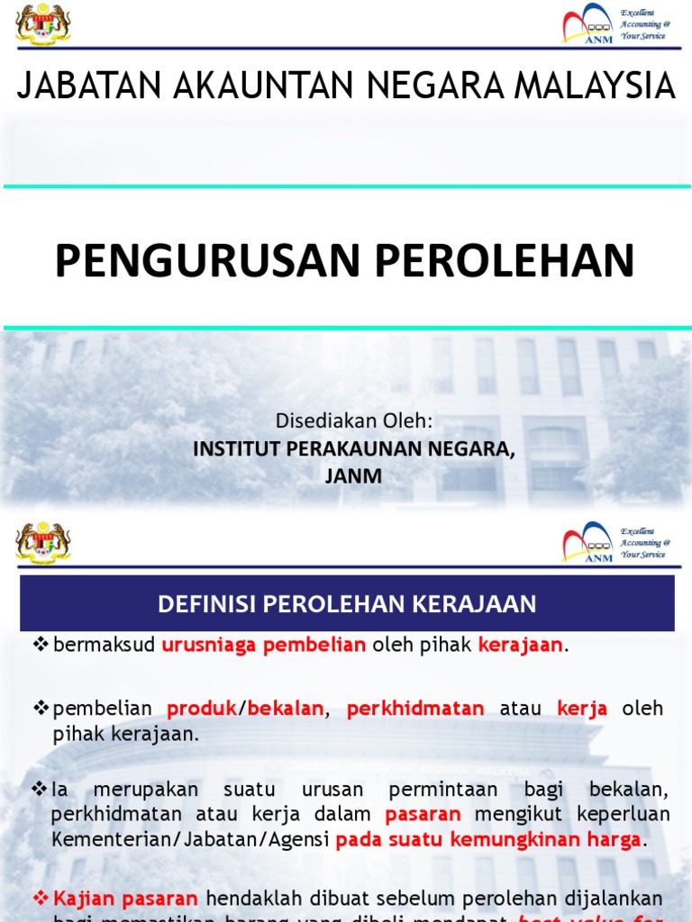 Pengurusan Perolehan | PDF