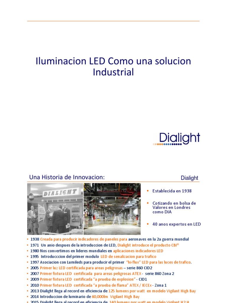 CL Dialight Diferente Spanish | PDF | Diodo emisor de luz | Radiación ...