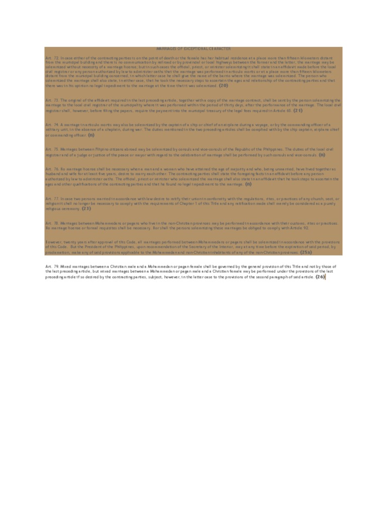 Special License Marriages Explained | PDF | Marriage License | Marriage