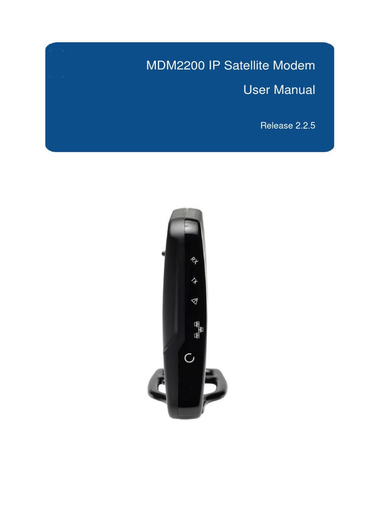 Full Modem User Manual MDM2200 R2.2.5 en | PDF | Ip Address | I Pv6