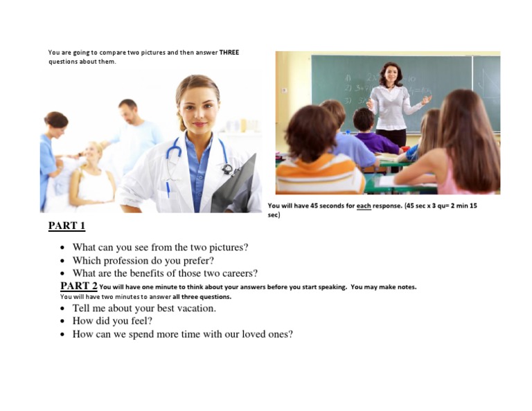 Advanced Aptis Sample of Aptis Speaking Part | PDF