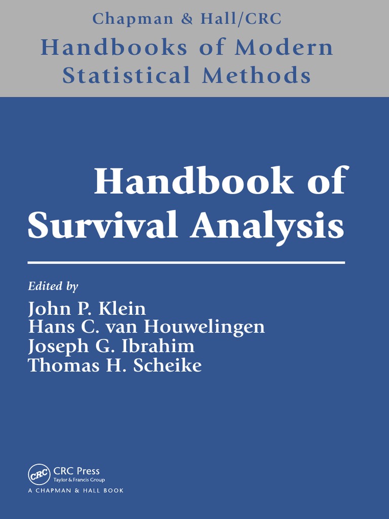 Handbook of Survival Analysis | PDF | Mathematical And Quantitative ...