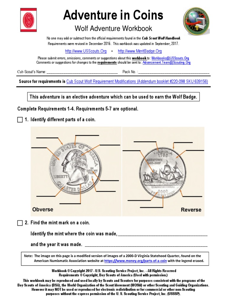 Adventure in Coins | PDF | Boy Scouts Of America | Scouting
