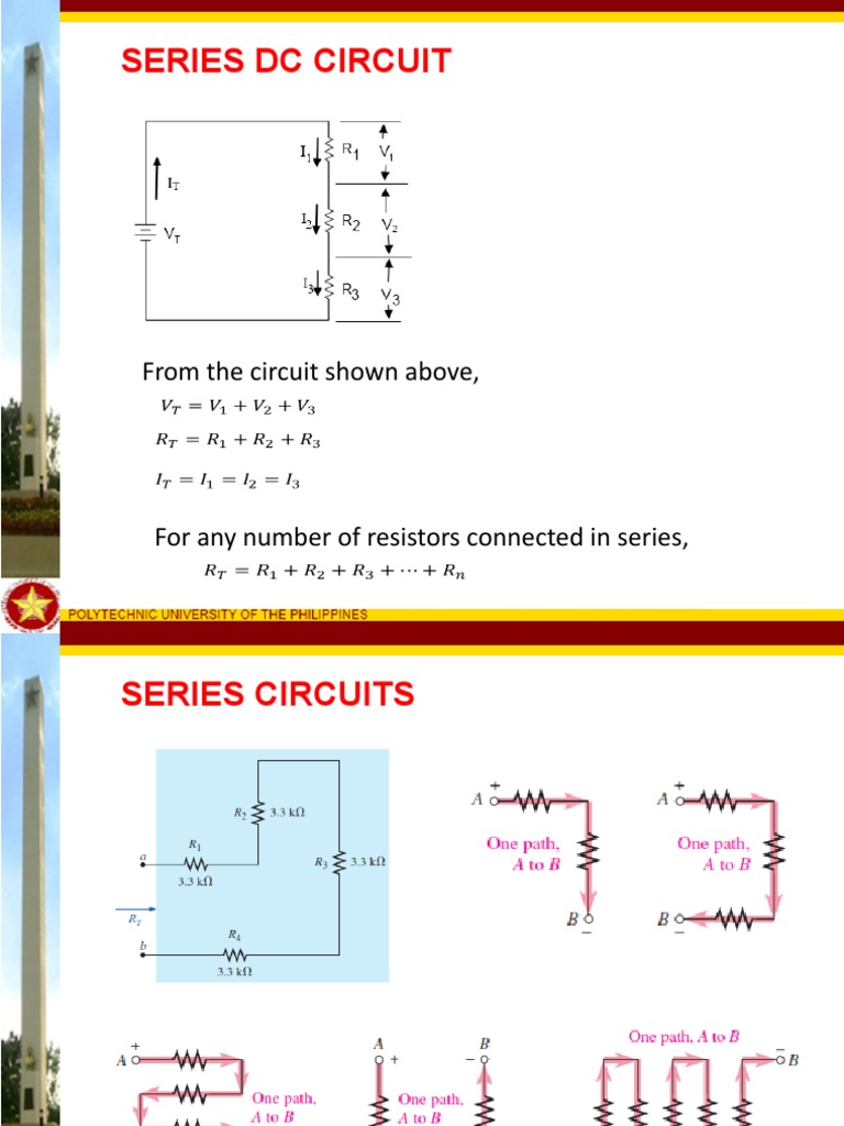 DC Circuits Series Parallel Combination For Students | PDF | Series And ...