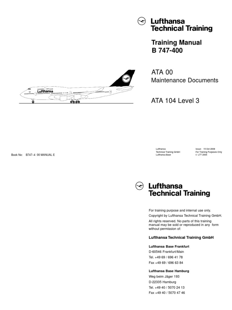 B747-4 00 Manuals e | PDF | Computing And Information Technology
