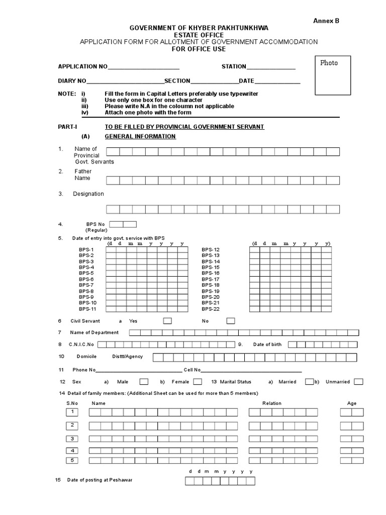 Allotment Form | PDF | Social Institutions | Social Science