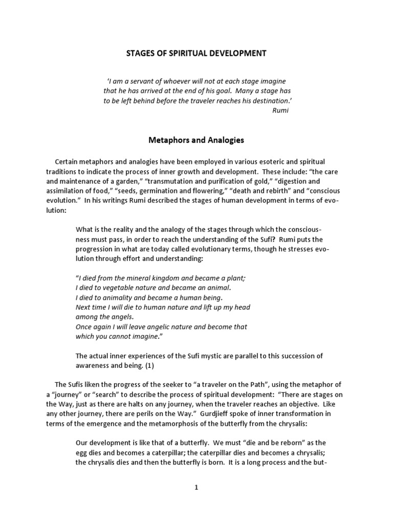 Stages of Spiritual Development PDF | PDF | Noble Eightfold Path | Self ...
