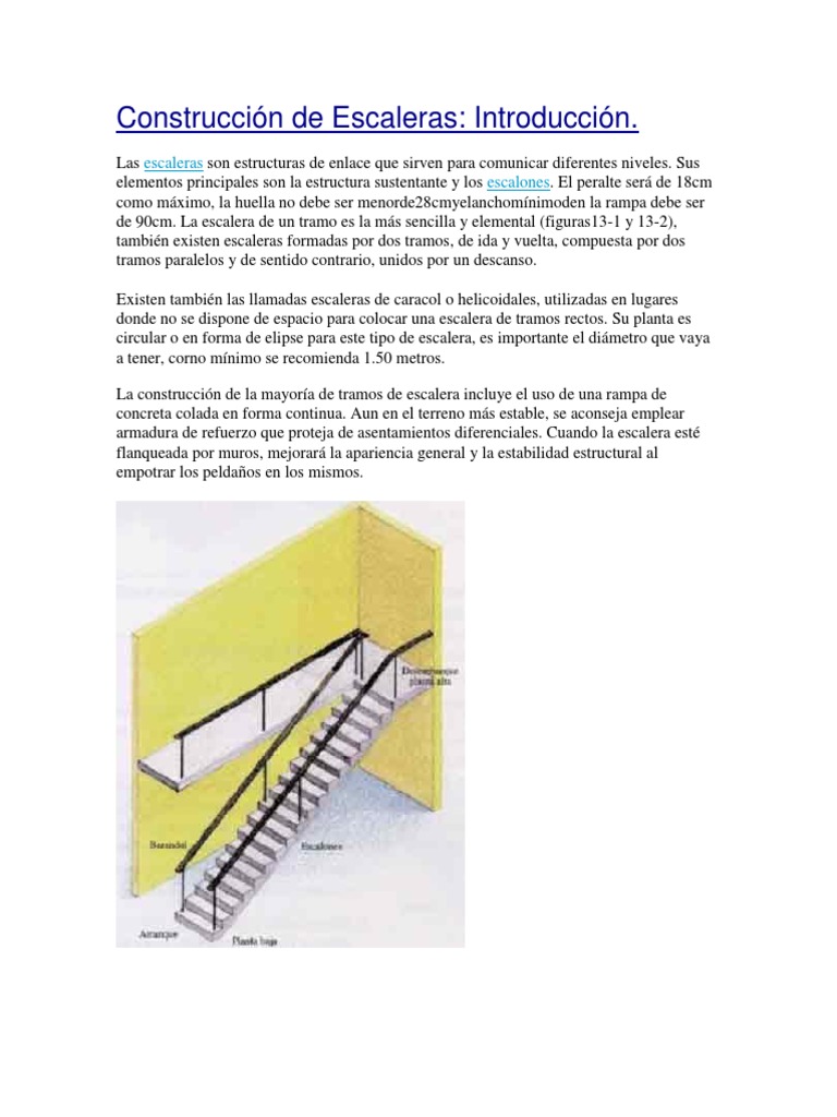 Construcción de Escaleras | Descargar gratis PDF | Escalera | Curva
