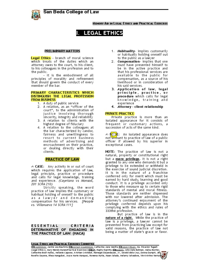 Legal Ethics and Practice Guidelines | PDF | Notary Public | Lawyer
