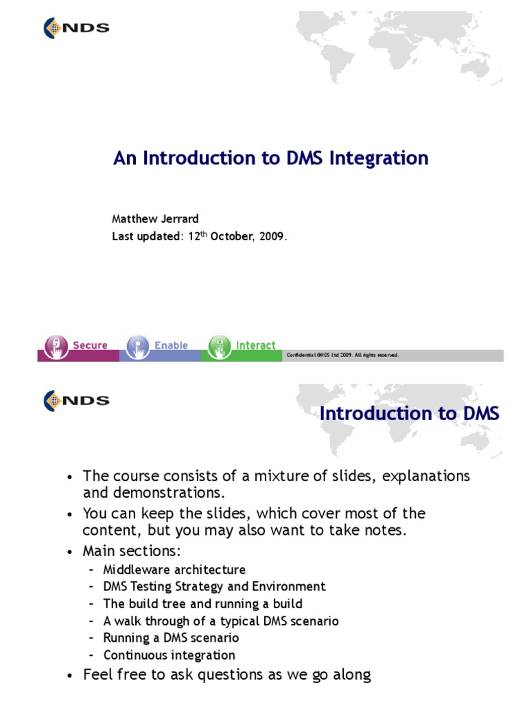 Introduction To DMS Integration | PDF | Application Programming ...
