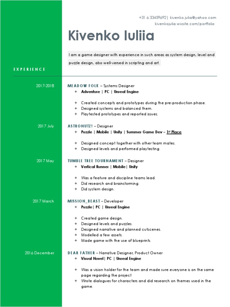 CV 2 | PDF | Software | Design