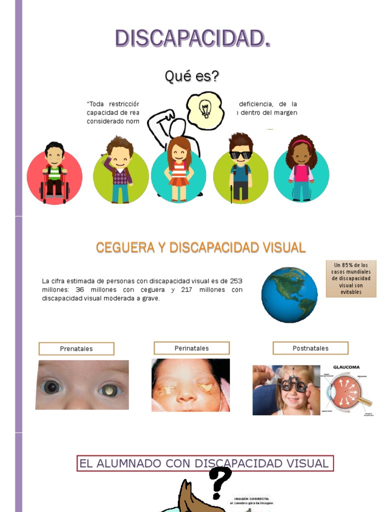 Tipos De Discapacidad Visual