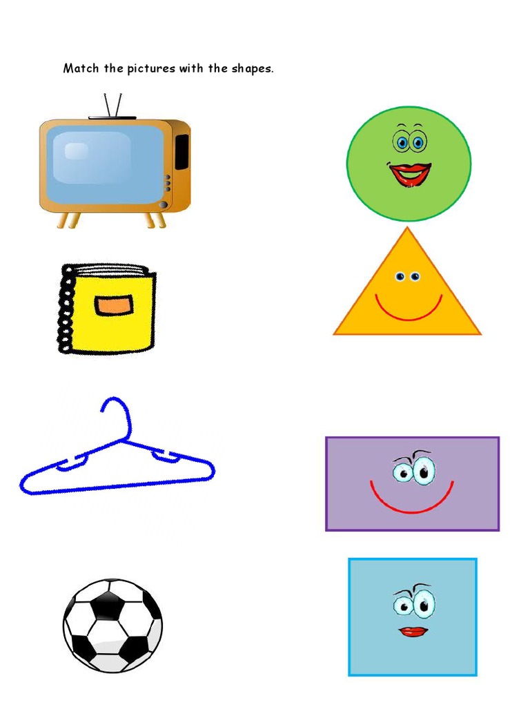 Shapes Handout For Kindergarten Fun Activities Games - 35867 | PDF