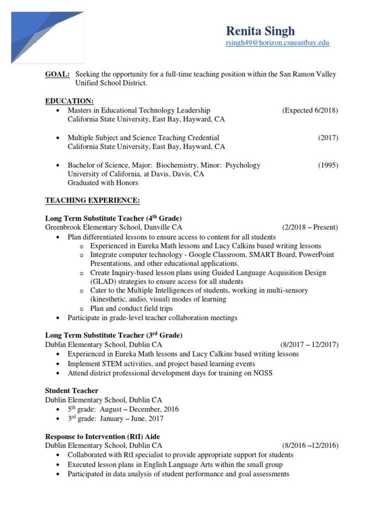 Edui Resume | PDF | Teachers | Behavior Modification