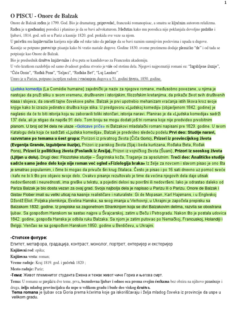 Cica Gorio Izvuceno | PDF