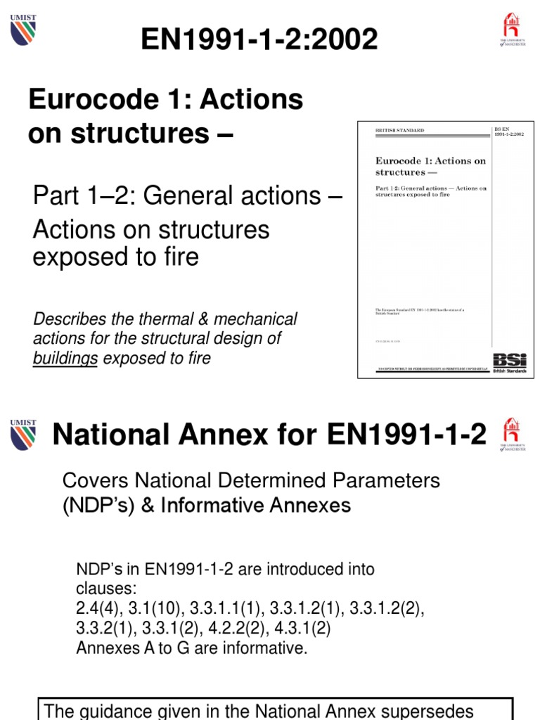 2: General Actions - Actions On Structures Exposed To Fire | PDF ...