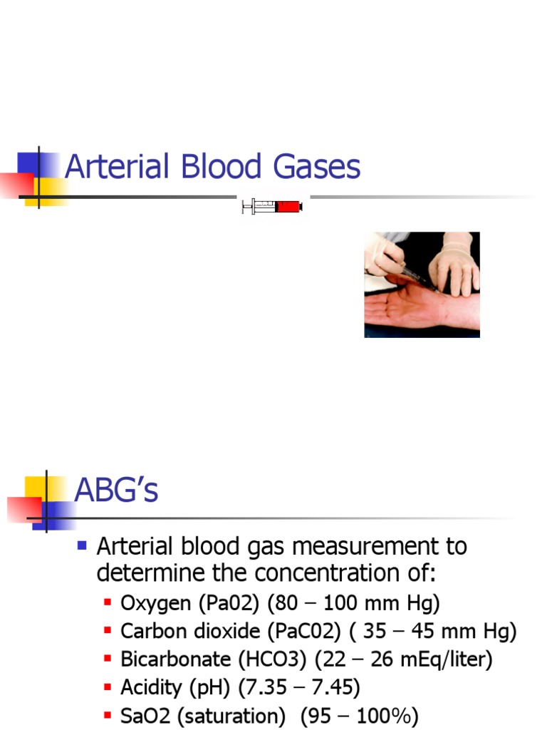 ABG Analysis | PDF | Chemistry | Clinical Medicine