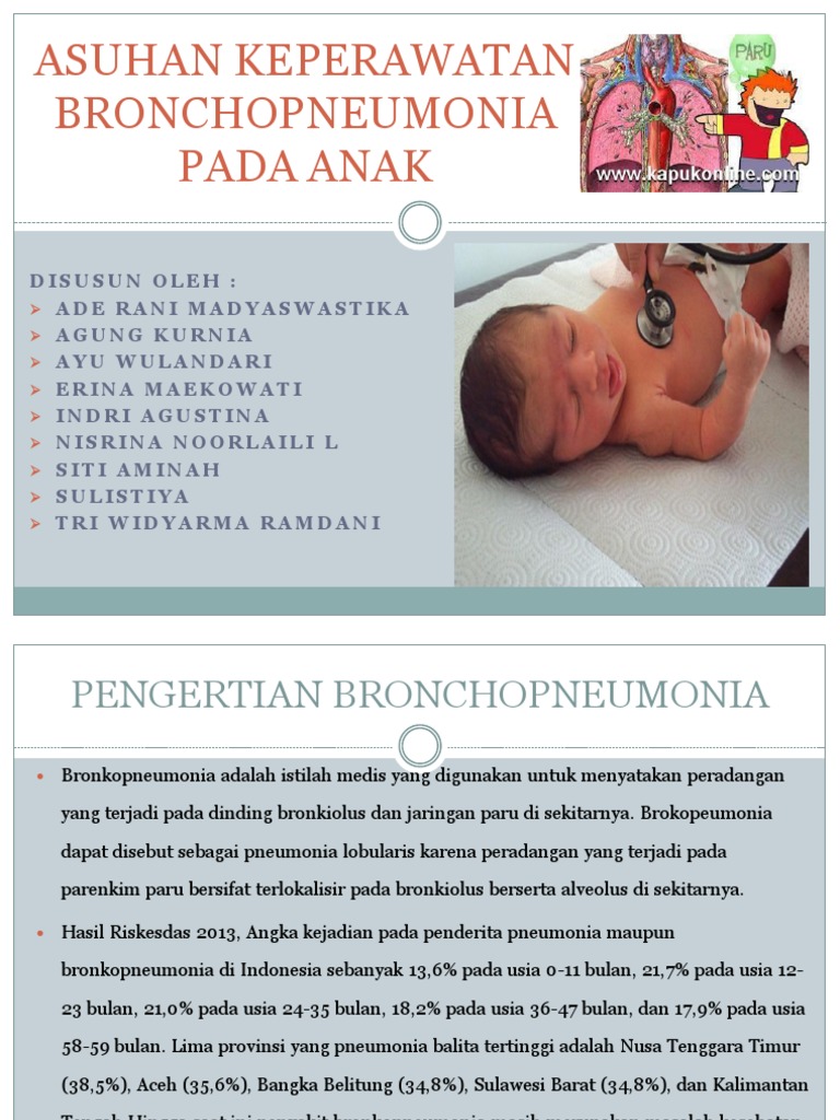Asuhan Keperawatan Bronchopneumonia Pada Anak | PDF