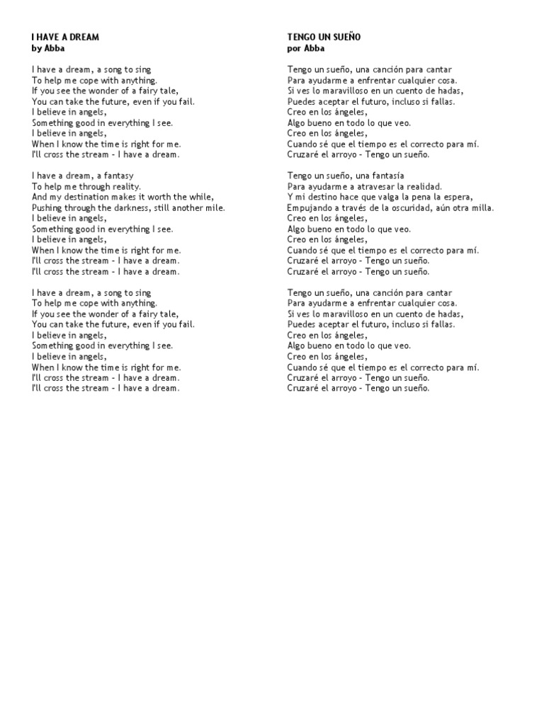 I Have A Dream | PDF | Ocio