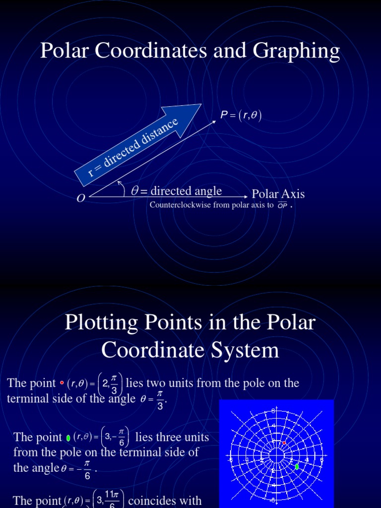 Graph Polar Coordinates and Equations | PDF | Coordinate System | Symmetry