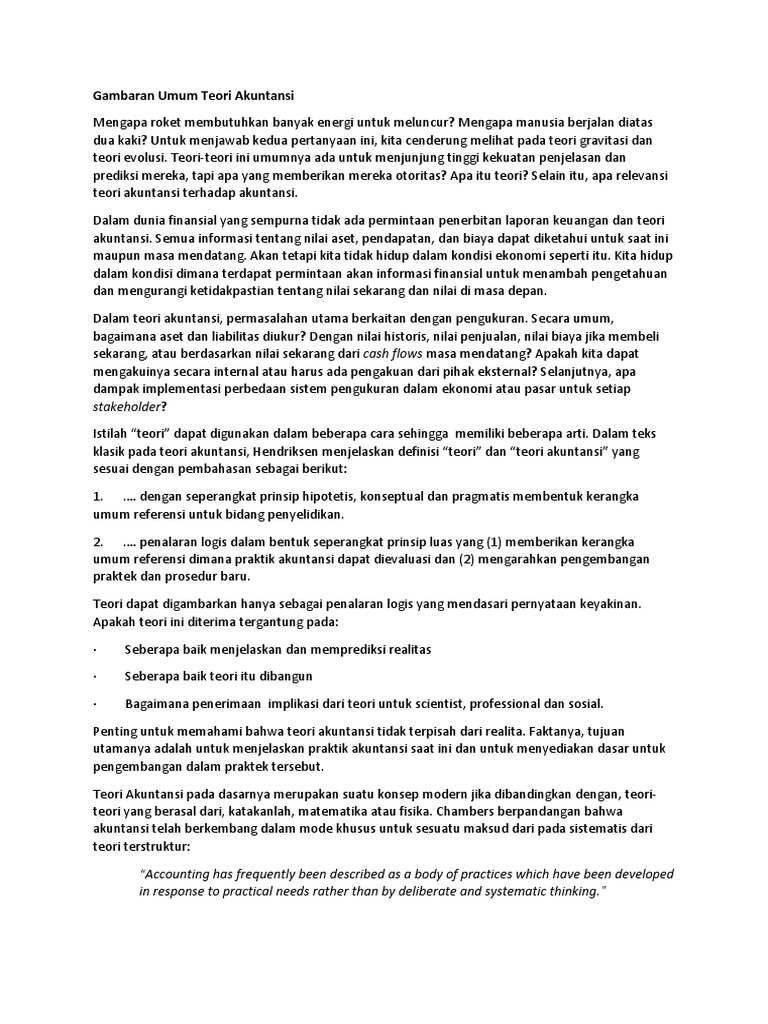 Resume CH 1 Godfrey Teori Akuntansi | PDF | Karier & Perkembangan | Bisnis