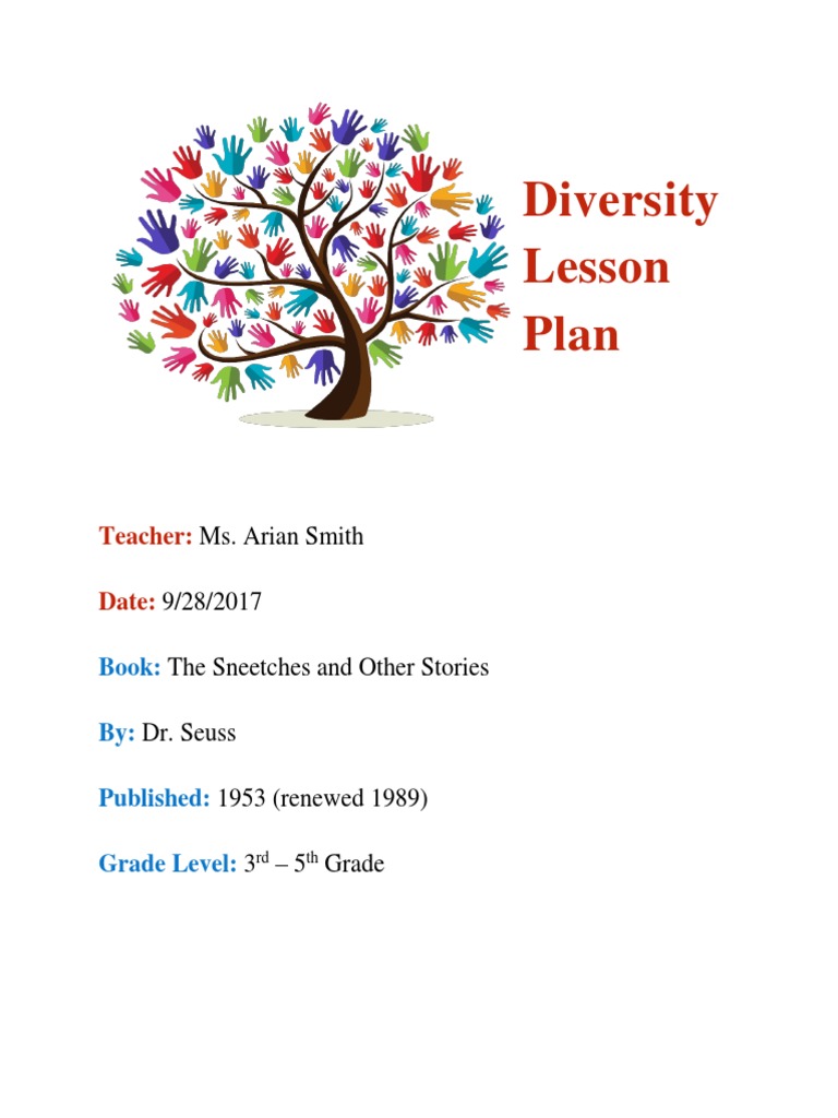 Diversity Lesson Plan | PDF | Behavior Modification | Communication
