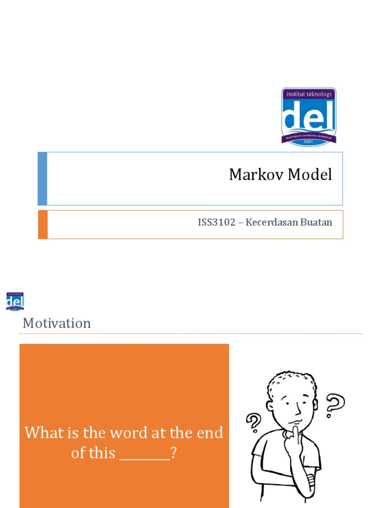 W 10 Markov Model | PDF | Markov Chain | Probability