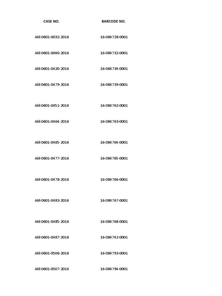 Case No. Barcode No | PDF | Civil Law (Legal System) | Legal Documents