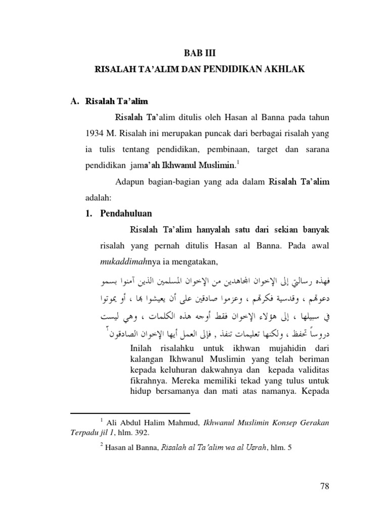 Risalah Ta'alim dan Akhlak | PDF