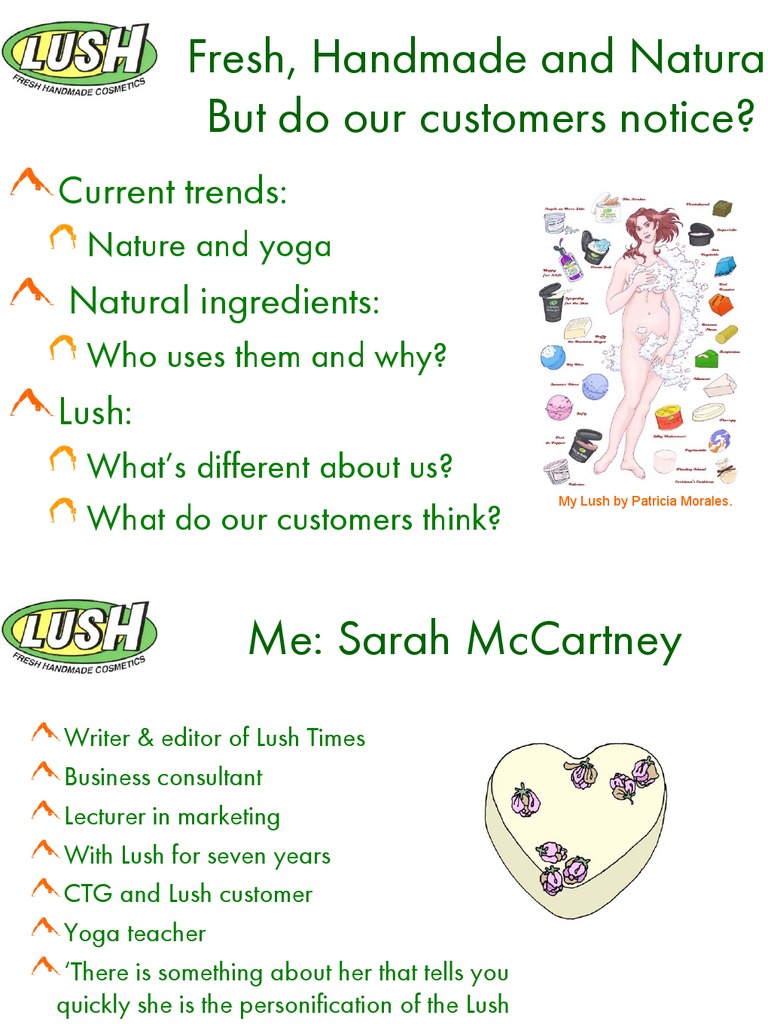 Lush | PDF | Cosmetics | Food And Drug Administration