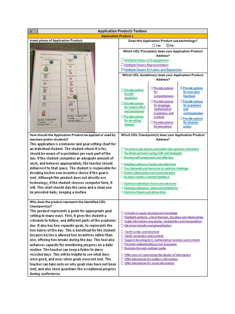 Application Products Toolbox | PDF | Information | Motivation