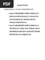 Janji Atlet Dan Janji Wasit | PDF | Bisnis | Olahraga & Rekreasi