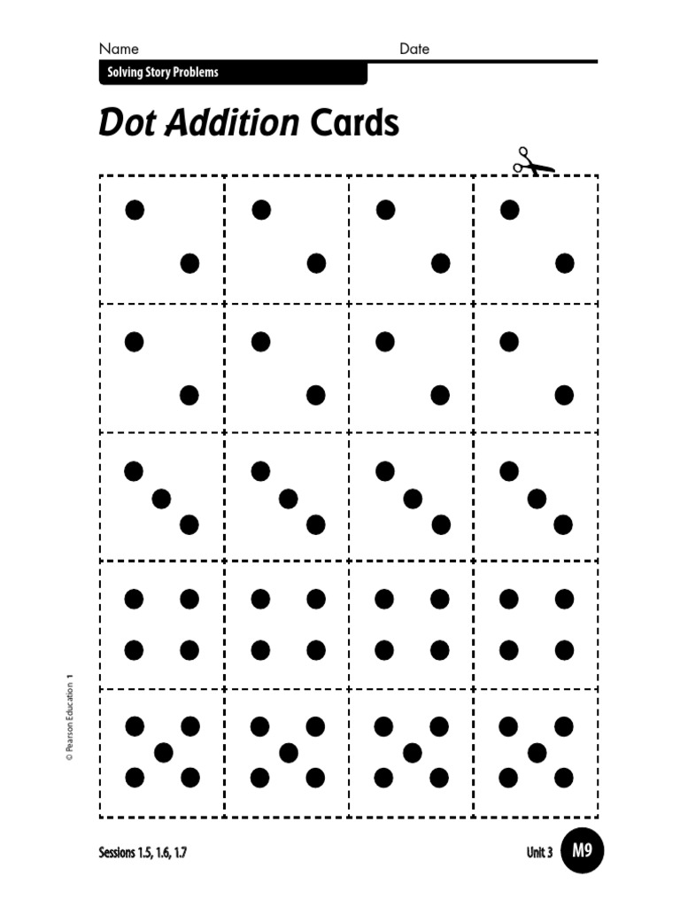 Dot Addition Cards | PDF