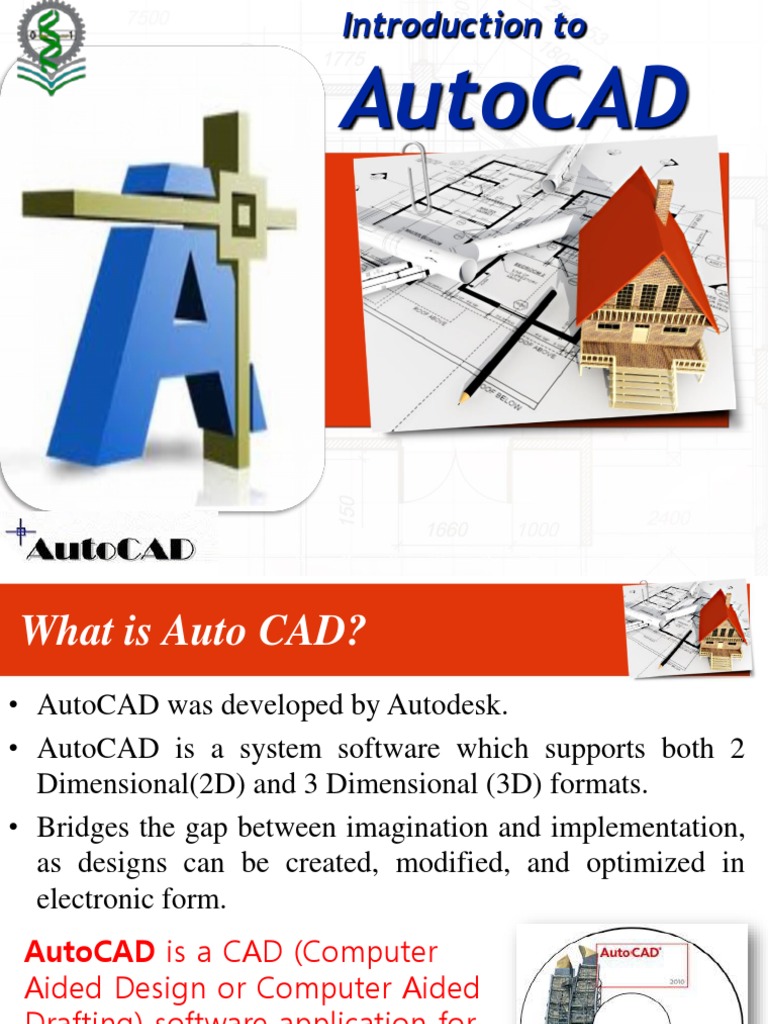 Introduction To AutoCAD | PDF | Computer Aided Design | 3 D Computer ...