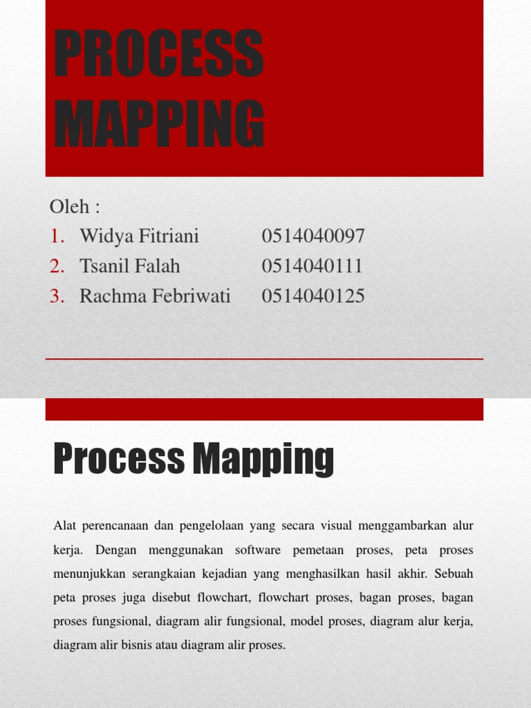 Process Mapping | PDF