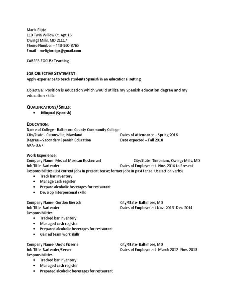 Eligio Resume Csit | PDF