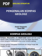 Cara Menggunakan Kompas Geologi Dan Fungsi Kompas Geologi | PDF